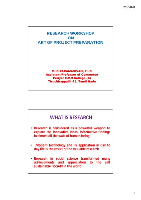 Format for the action research project | PDF