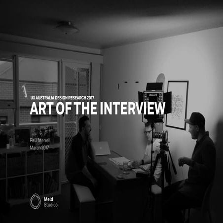 Art of the interview design research 2017 | PDF
