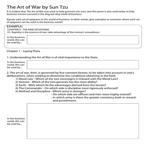 Art Of War | PDF