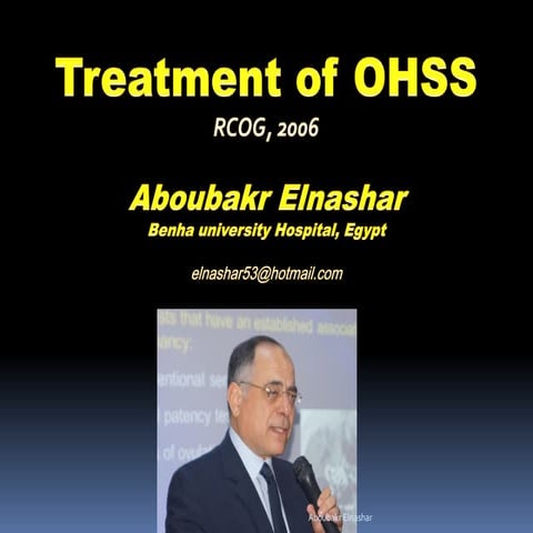 Treatment of OHSS | PPT