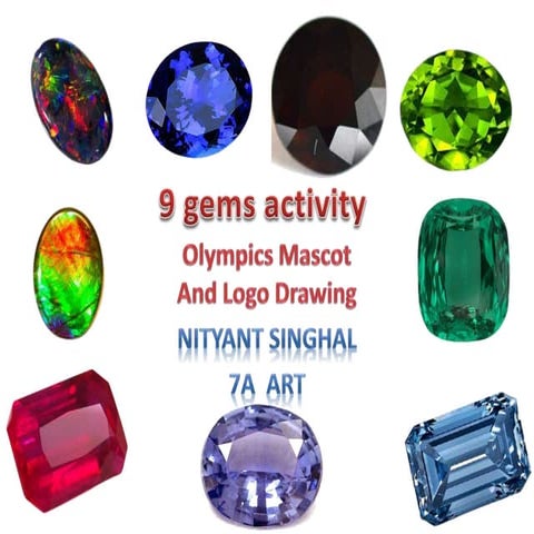 Art olympics FRAWING 9 GEMS ACTIVITY MADE BY NITYANT | PPTX