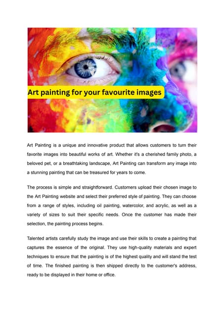 Discover the beauty of art at Bavin Art | PDF