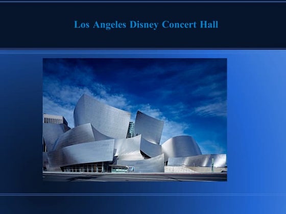 Walt Disney Concert Hall Case Study | DOCX