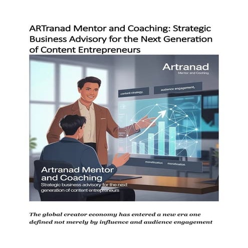 ARTranad Mentor and Coaching Strategic Business Advisory for the Next Generation of Content ...