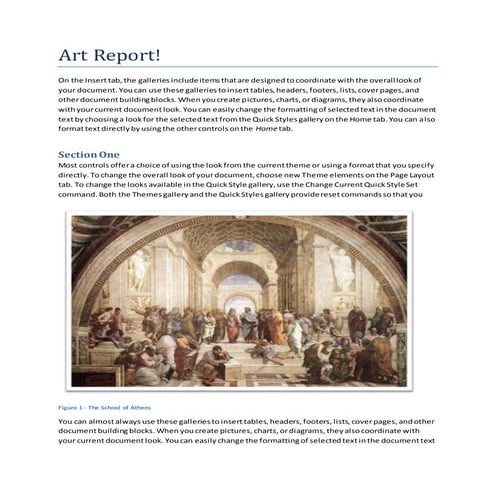 School Report (Butterfly Design) | DOCX