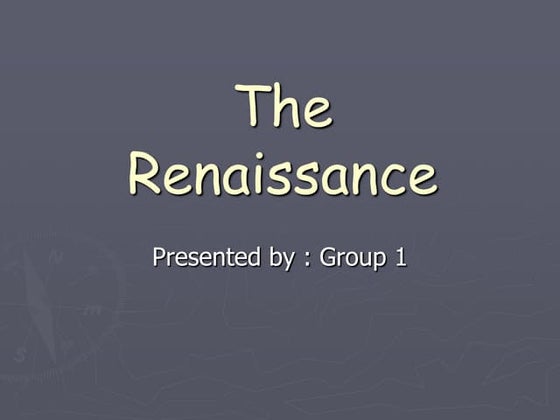 Science during renaissance period | PPTX | Geography | Science