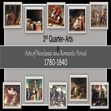 Arts of the neo classical period (1780-1840) | PPTX