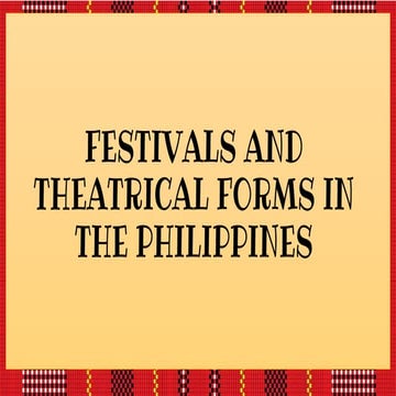 ARTS 7-4th Quarter-Visual Arts of Festivals | PPT | PPTX
