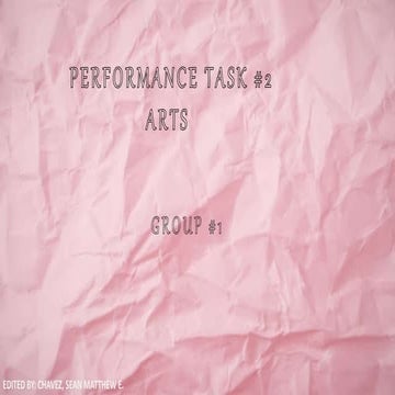 Art appreciation- powerpoint presentation | PPTX