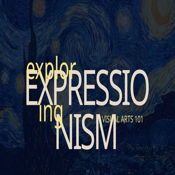 Exploring Expressionism: Emotional Depth in Visual Arts and Literature ...