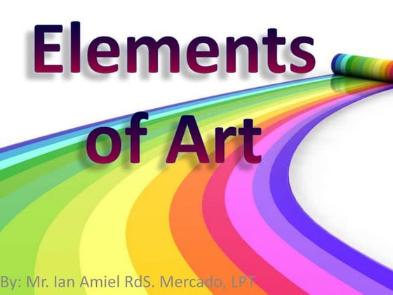 Elements & Principles of Art Design PowerPoint | PPT