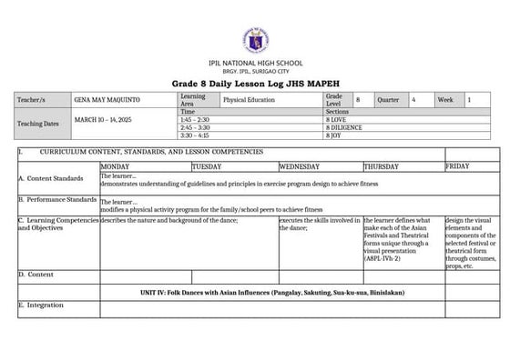most least aand learned skills 4th quarter.doc