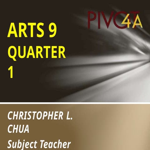 arts 9 grade 9 powerpoint presentaion quarter 1 elements of arts | PPTX ...