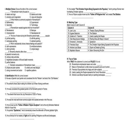 long summative mapeh 9.docx third quatrter | DOCX