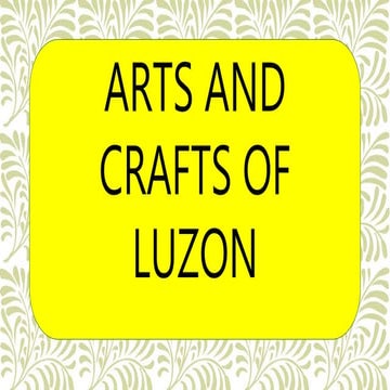 Indigenous crative crafts of ilocos region | PPTX