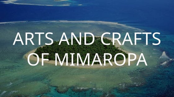 ARTS AND CRAFTS OF MIMAROPA MAPEH 7 ART LESSON | PDF | Arts and Crafts ...