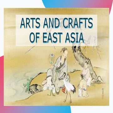East Asia Arts China, Japan and Korea arts | PDF