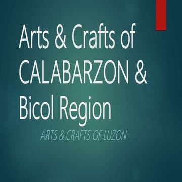 GRADE 7 ARTS AND CRAFTS OF VISAYAS | PPTX