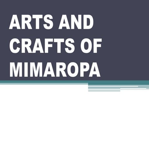 THE CULTURE OF REGION IV-B Also known as MIMAROPA) | PPTX