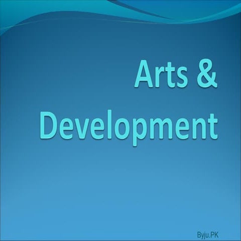 Arts & development | PPT