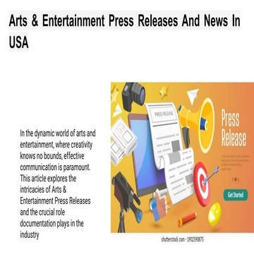 The Power of Press Release Distribution in Arts & Entertainment by ...