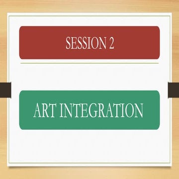 Module 3: Art Integrated Learning | PPT