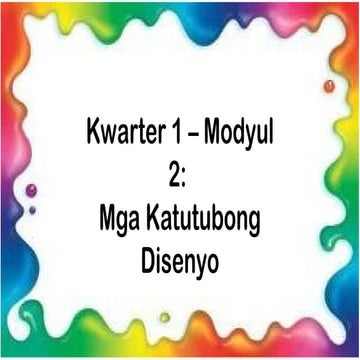 ARTS MODULE 2 for grade four learners .ppt