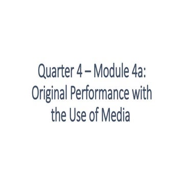 Arts Module 4a.pptx aaaaaaaaaaaaaaaaaaaa | PPTX