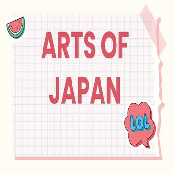 Arts of japan | PPTX