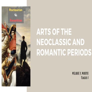 Arts of the neo classical period (1780-1840) | PPTX