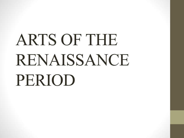 Artworks and Artists of Renaissance and Baroque Period | PDF