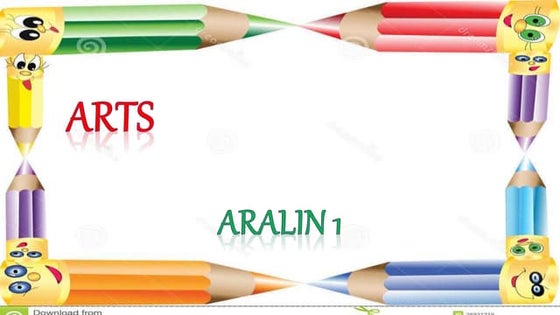 ARTS-Q1-W5-Aralin 3 | PPT