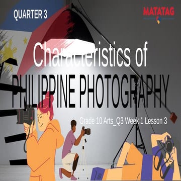 ARTS_Q3 PPT-MAPEH10_Lesson 3 (Characteristics of Philippines ...