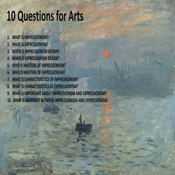 ARTS Question | PPTX