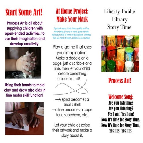 Process Art Story Time | PDF