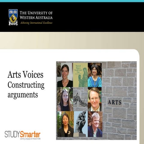 Arts Voices Constructing Arguments Ppt