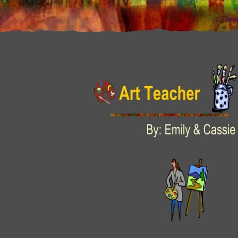 Art Teacher | PPT | Painting | Arts and Crafts