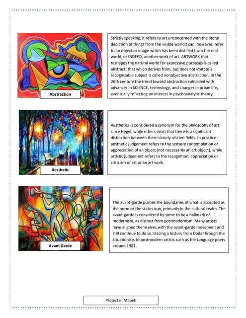 Methods of presenting art | PPTX | Painting | Arts and Crafts