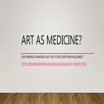 Art therapy lesson | PPTX