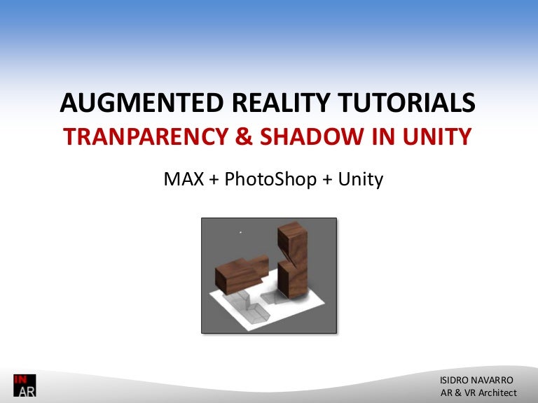 Augmented Reality Tutorial Transparency And Shadow In Unity