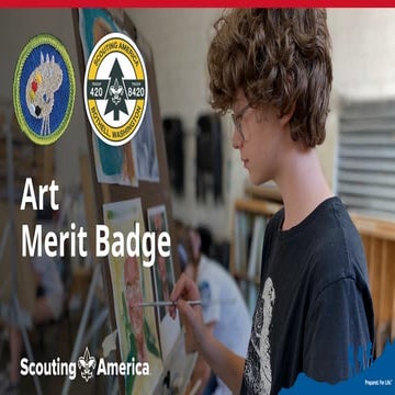 Scouting America Art Merit Badge Workshop | PPTX