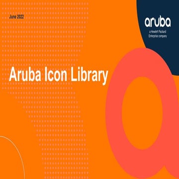 Aruba Icon Library - 2024 Useful Presentation | PPTX