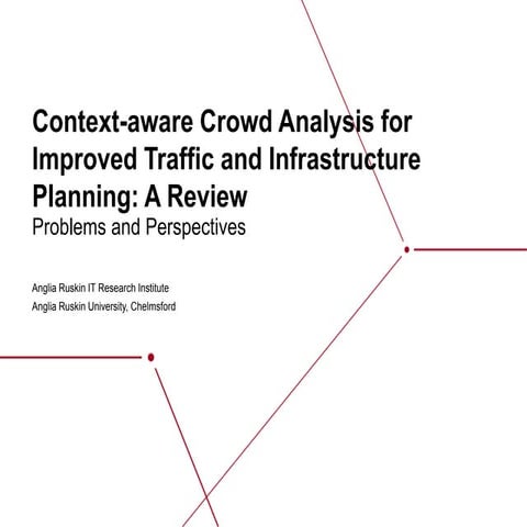Context Aware Crowd Analysis For Transport Planning Ppt Free Download