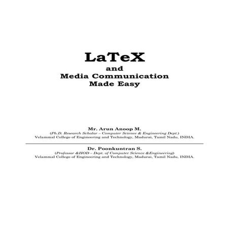 LaTeX | PDF | Desktop Publishing | Computer Software and Applications