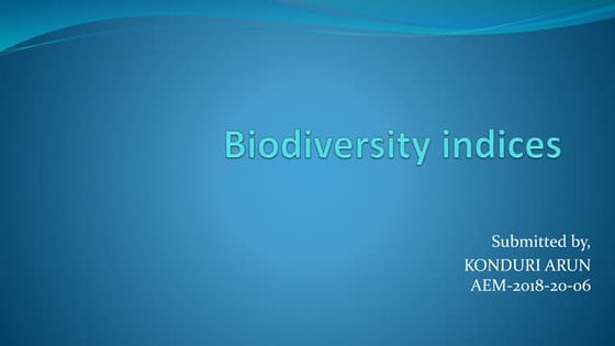 Species Diversity Concepts | PPT