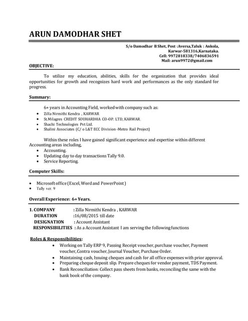 Arun D Shet presentations