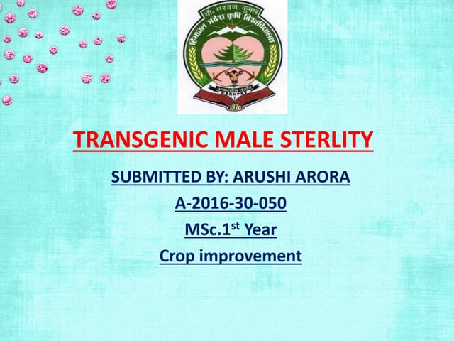 Barnase and bartar system | PPTX