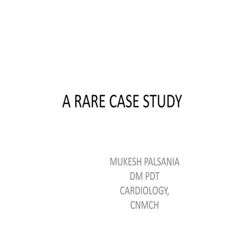 Arvd case based study | PPTX