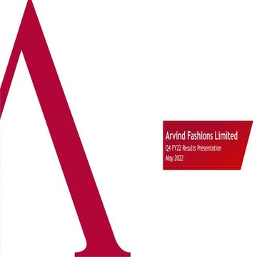 Arvind Fashions | PDF