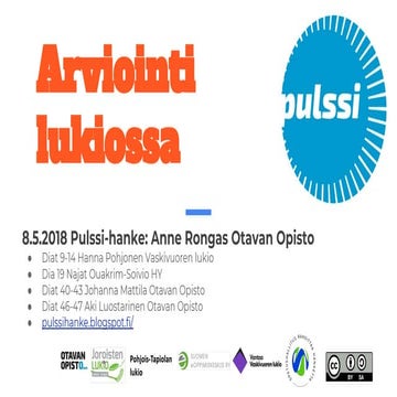 Arviointi lukiossa | PDF